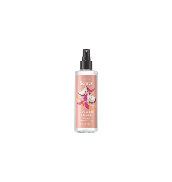 Senses Cozy Vanilla & Coconut Body Mist by Avon